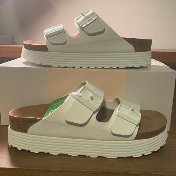 Papillio | Shoes | Papillio Arizona Grooved White Asst New | Poshmark